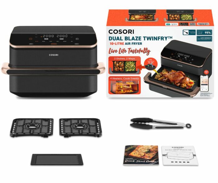 Air Fryer Cosori Dual Blaze Twinfry™ Chef Edition 10L - Cosori Portugal